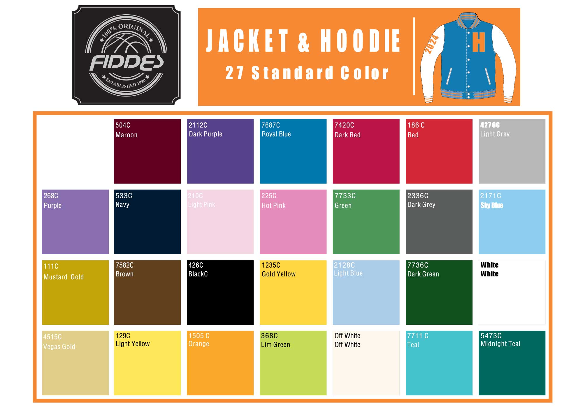 Custom jackets - Fiddes Direct