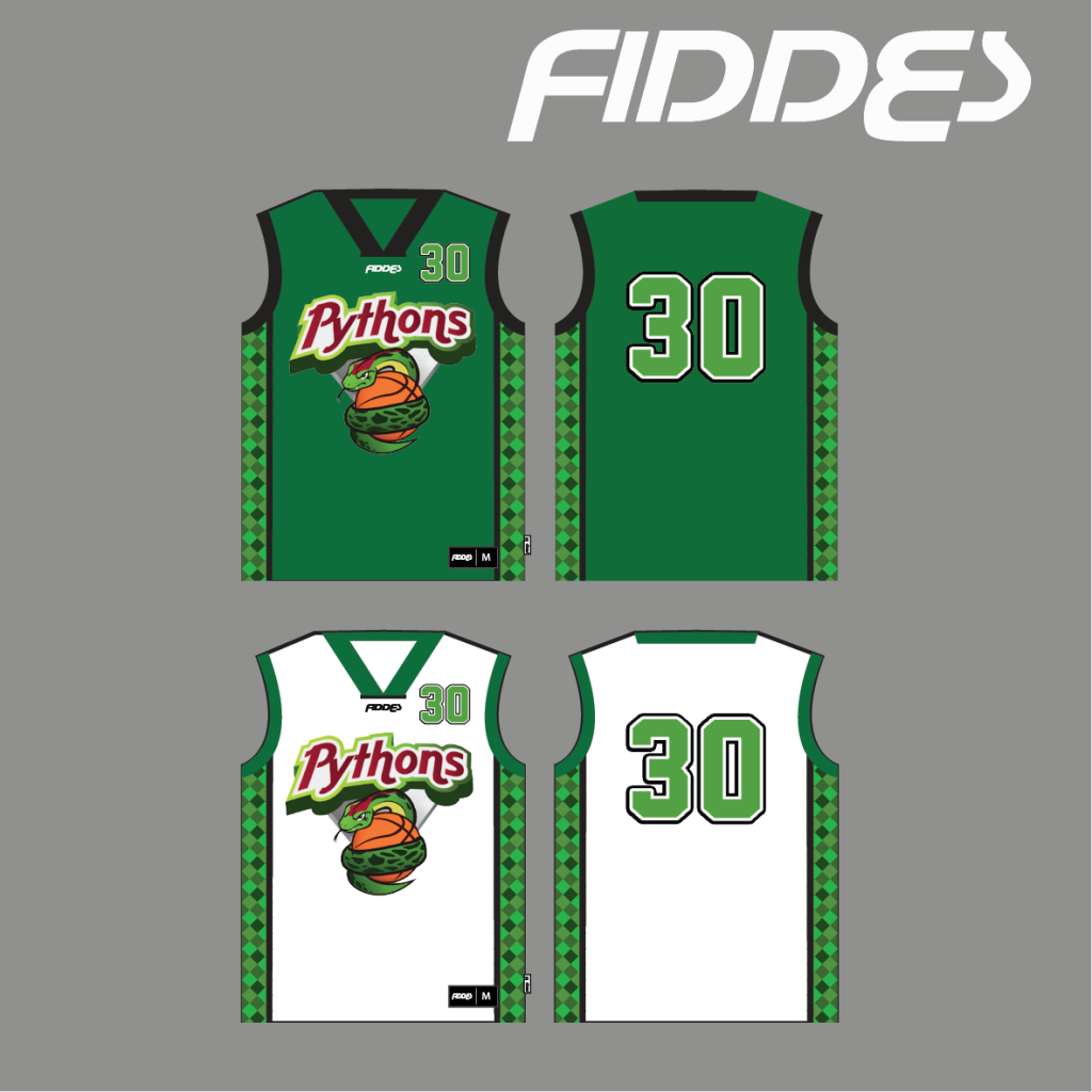 Basketball Singlet, Pythons Game Singlet - Fiddes Direct