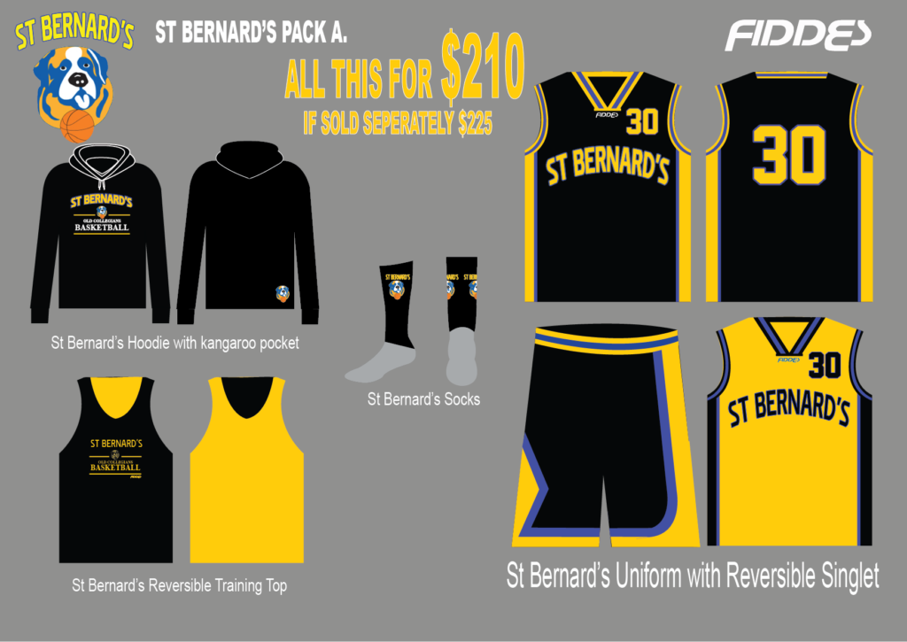 St Bernard's - Pack A - Basic Starter Pack - COMPULSORY FOR NEW PLAYERS - Fiddes Direct