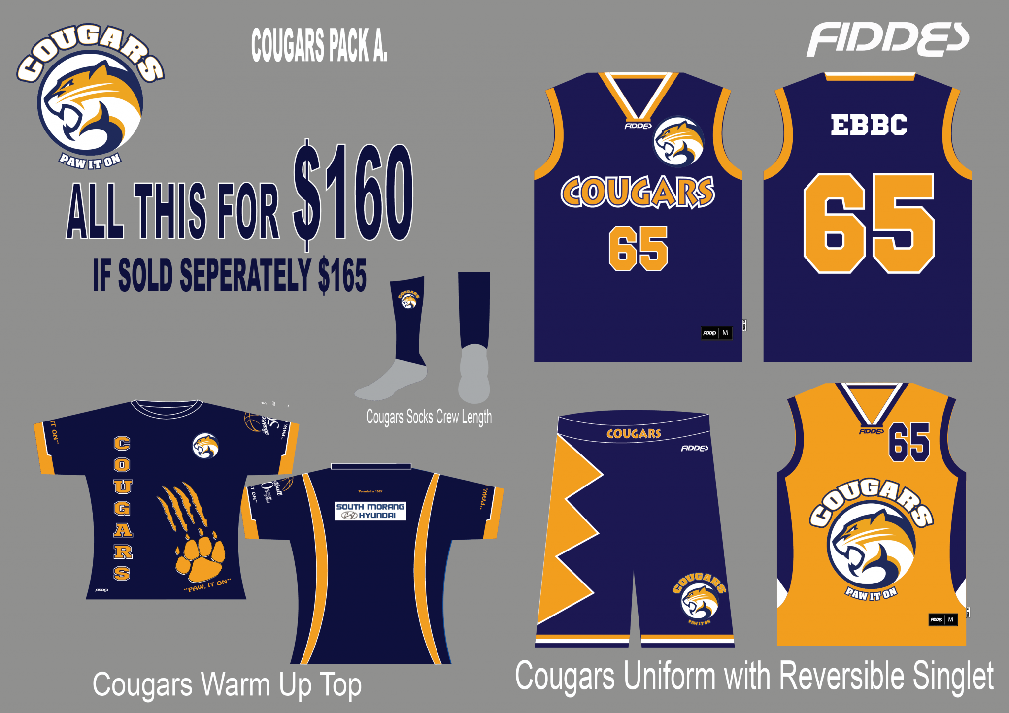 Caroline Springs Blue Devils Compulsory Pack for New Players – Fiddes ...