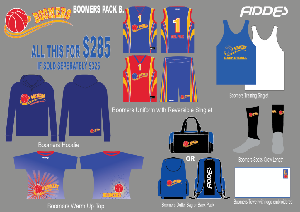 Boomers - Pack B Intermediate Pack - Fiddes Direct
