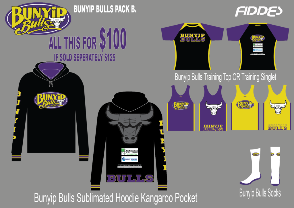 Bunyip Bulls Pack B – Fiddes Direct