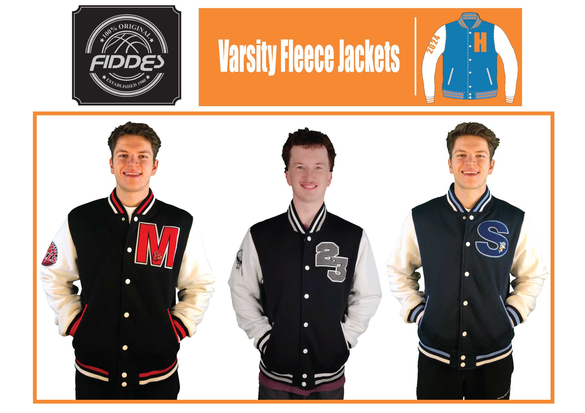 Custom jackets - Fiddes Direct