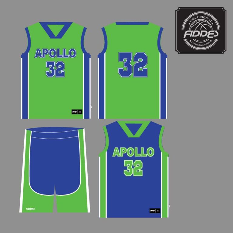 Basketball Uniform, Apollo Rockets Game Uniform - Fiddes Direct
